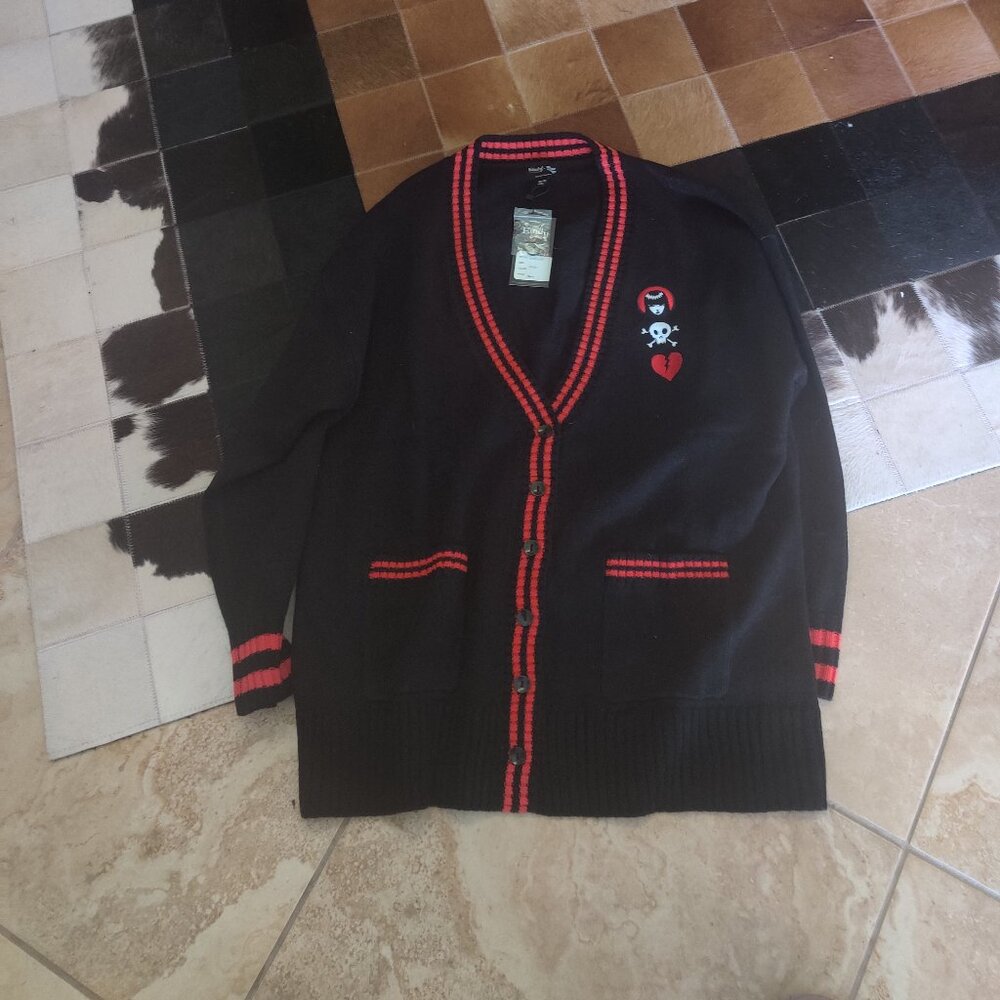 Unique Vintage Emily The Strange Collection Cardigan … - Gem